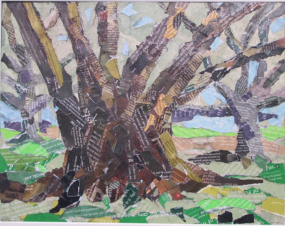 Susan B. Schenk, collage artist