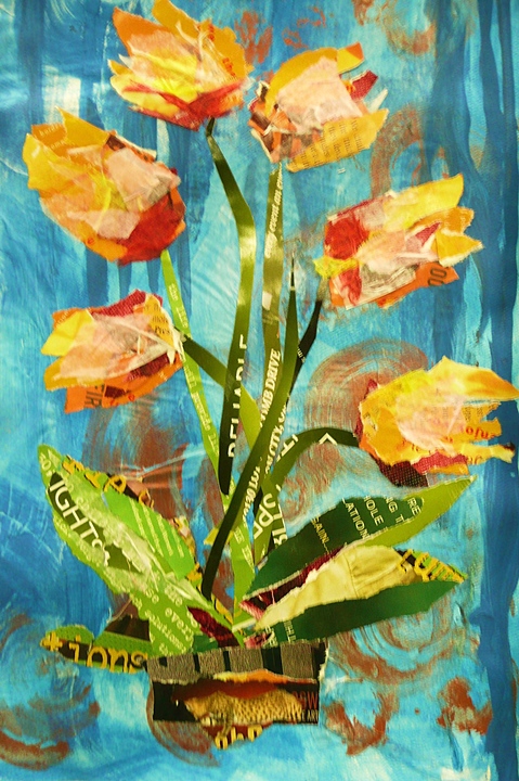 Susan B. Schenk, collage artist