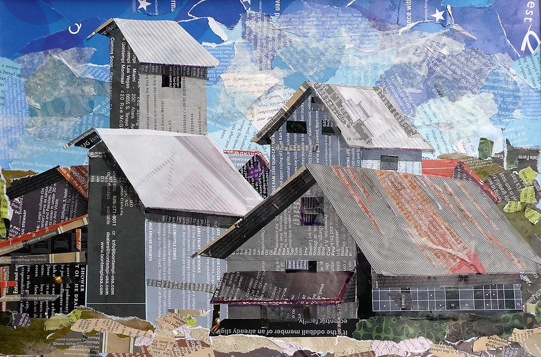 Susan B. Schenk, collage artist