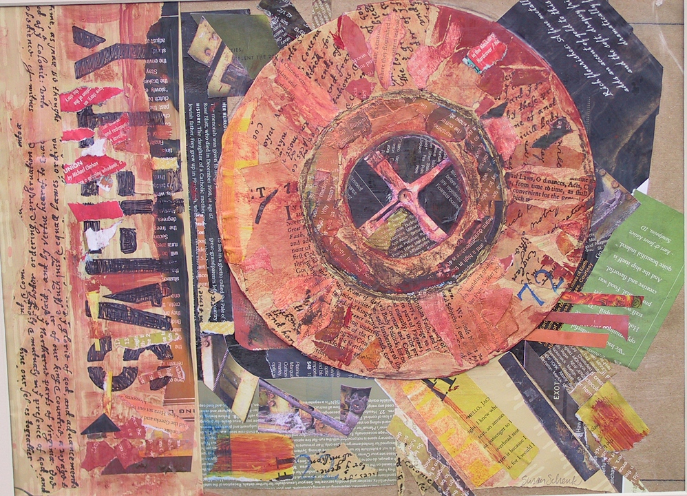 Susan B. Schenk, collage artist