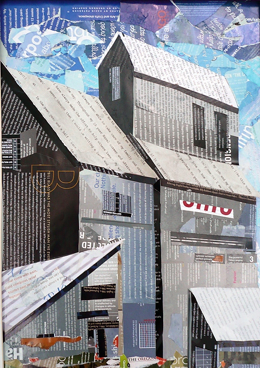 Susan B. Schenk, collage artist