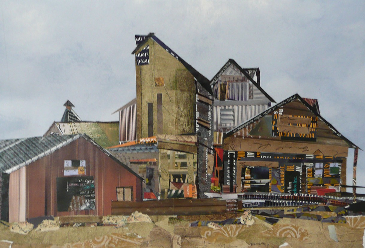 Susan B. Schenk, collage artist