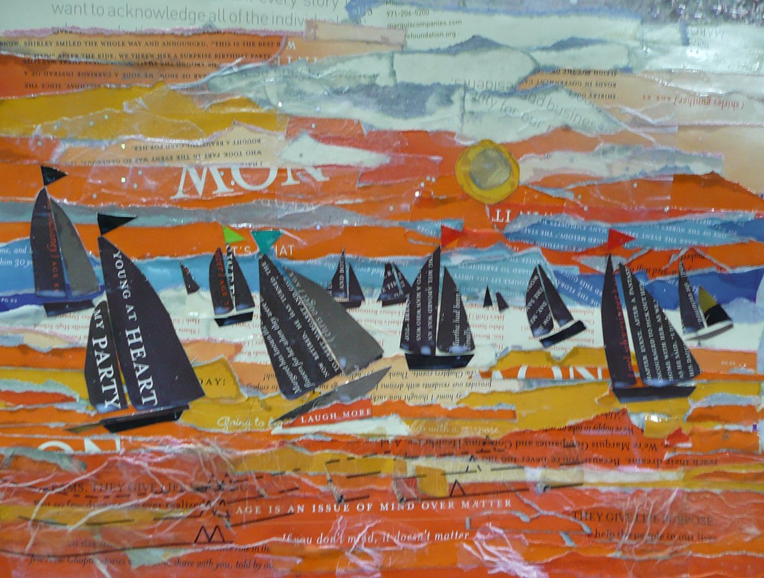 Susan B. Schenk, collage artist
