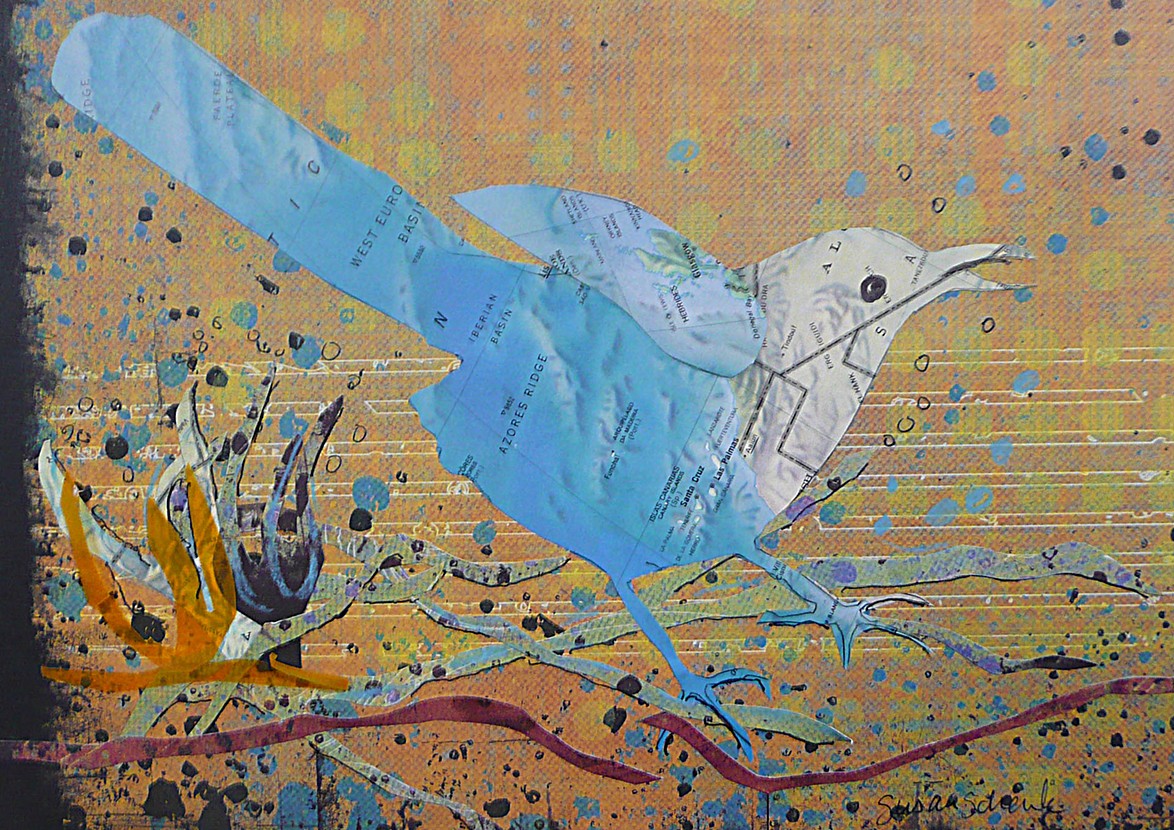 Susan B. Schenk, collage artist