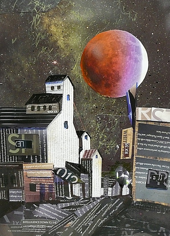 Susan B. Schenk, collage artist