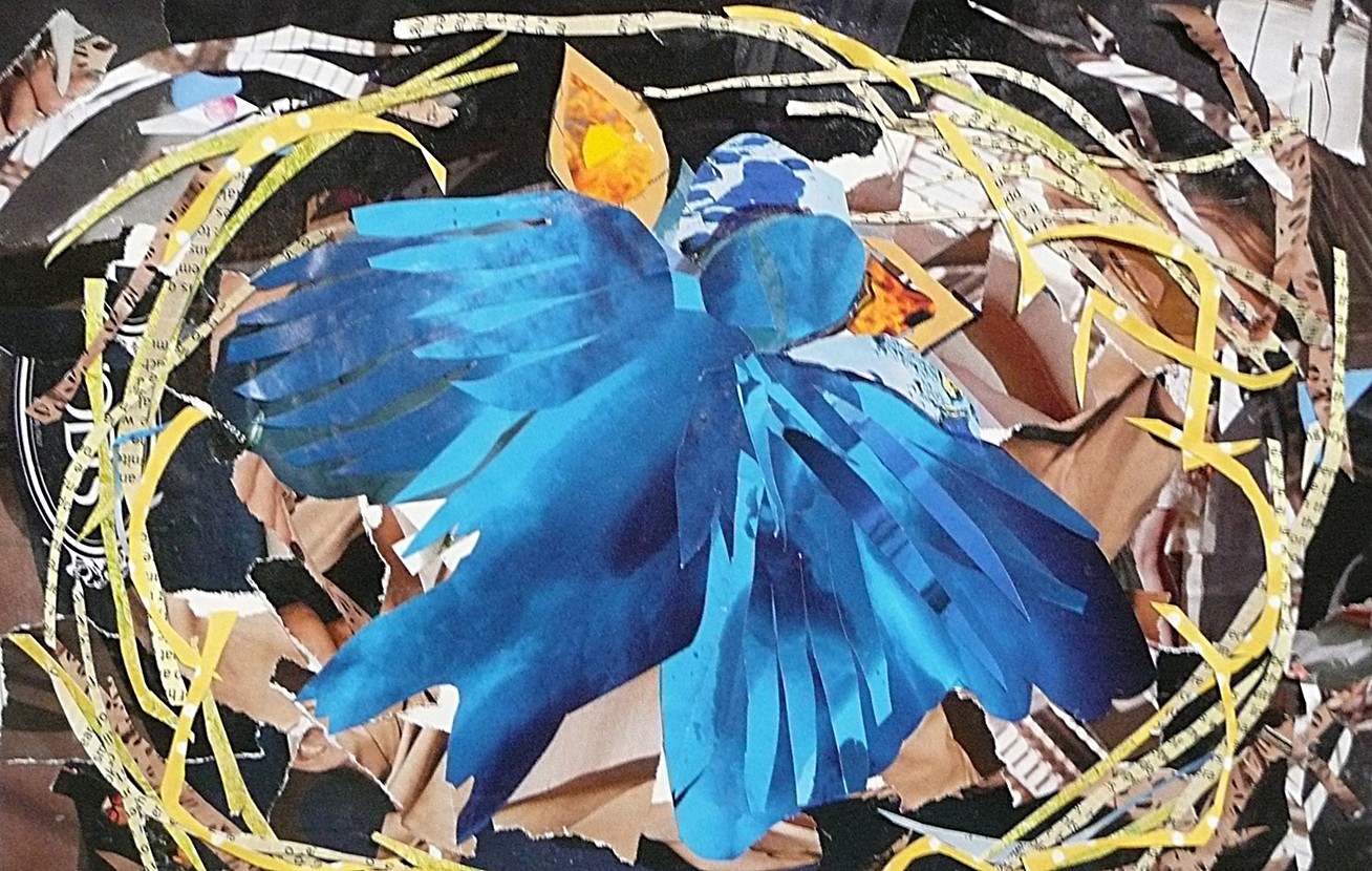 Susan B. Schenk, collage artist