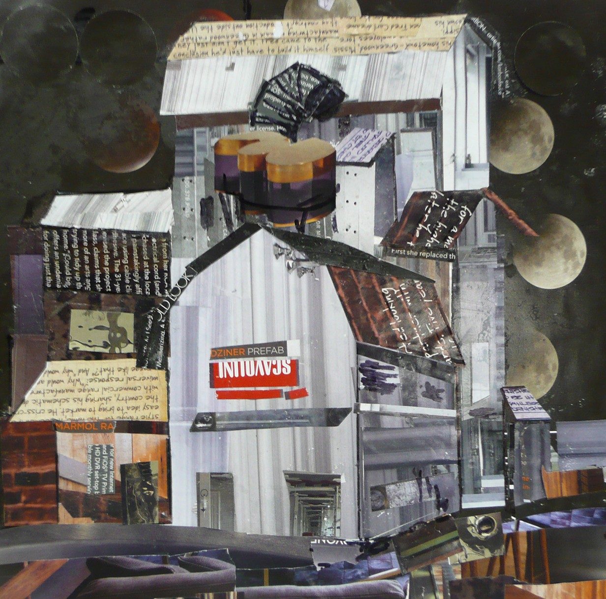 Susan B. Schenk, collage artist