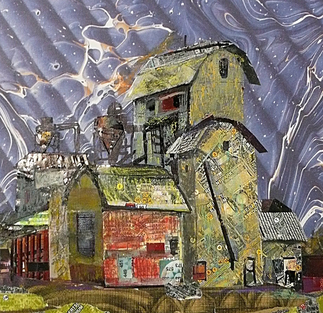 Susan B. Schenk, collage artist