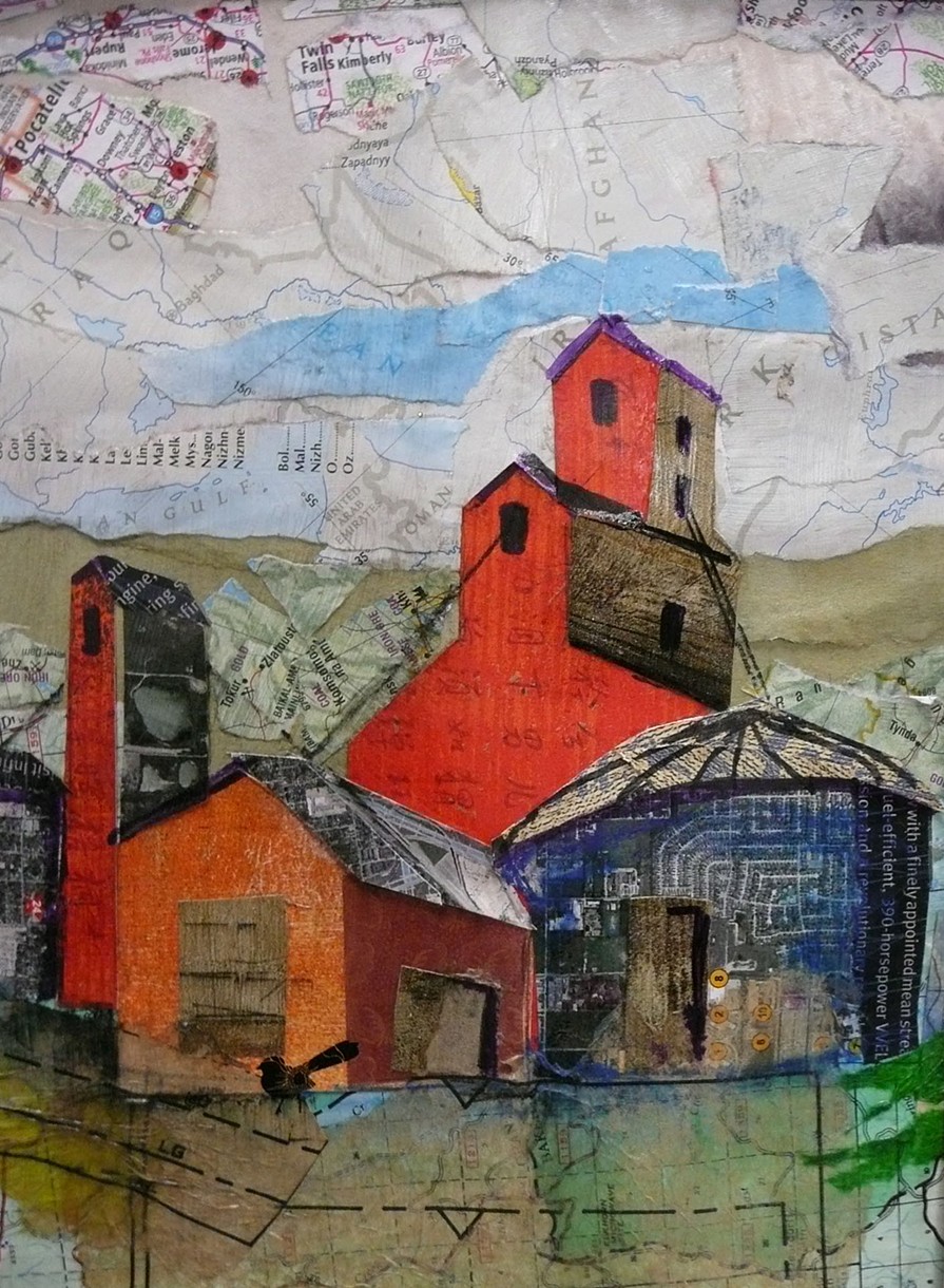 Susan B. Schenk, collage artist