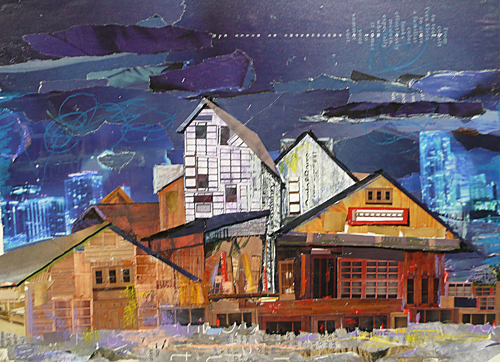 Susan B. Schenk, collage artist