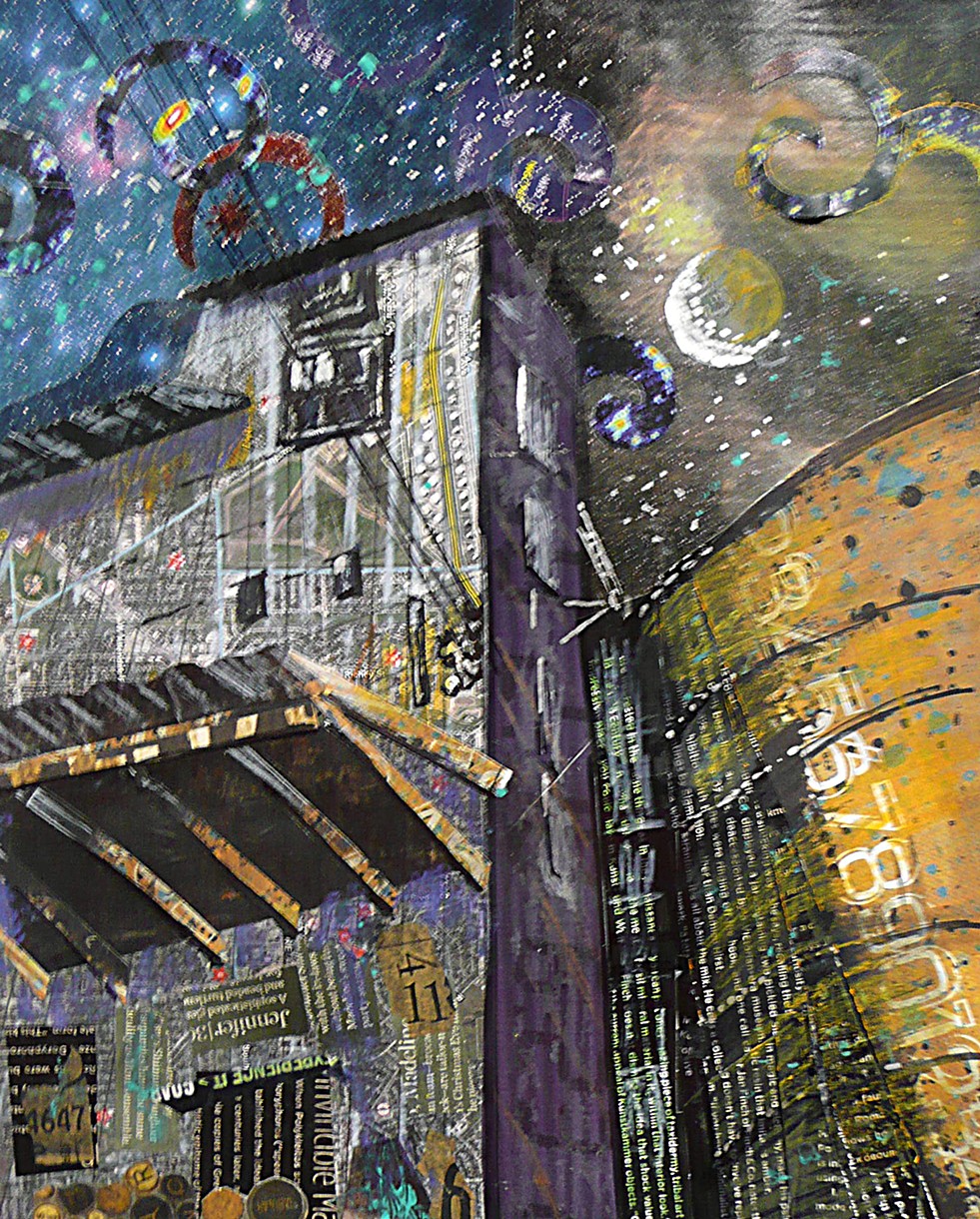 Susan B. Schenk, collage artist