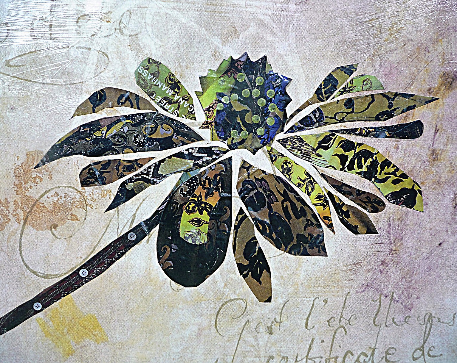 Susan B. Schenk, collage artist