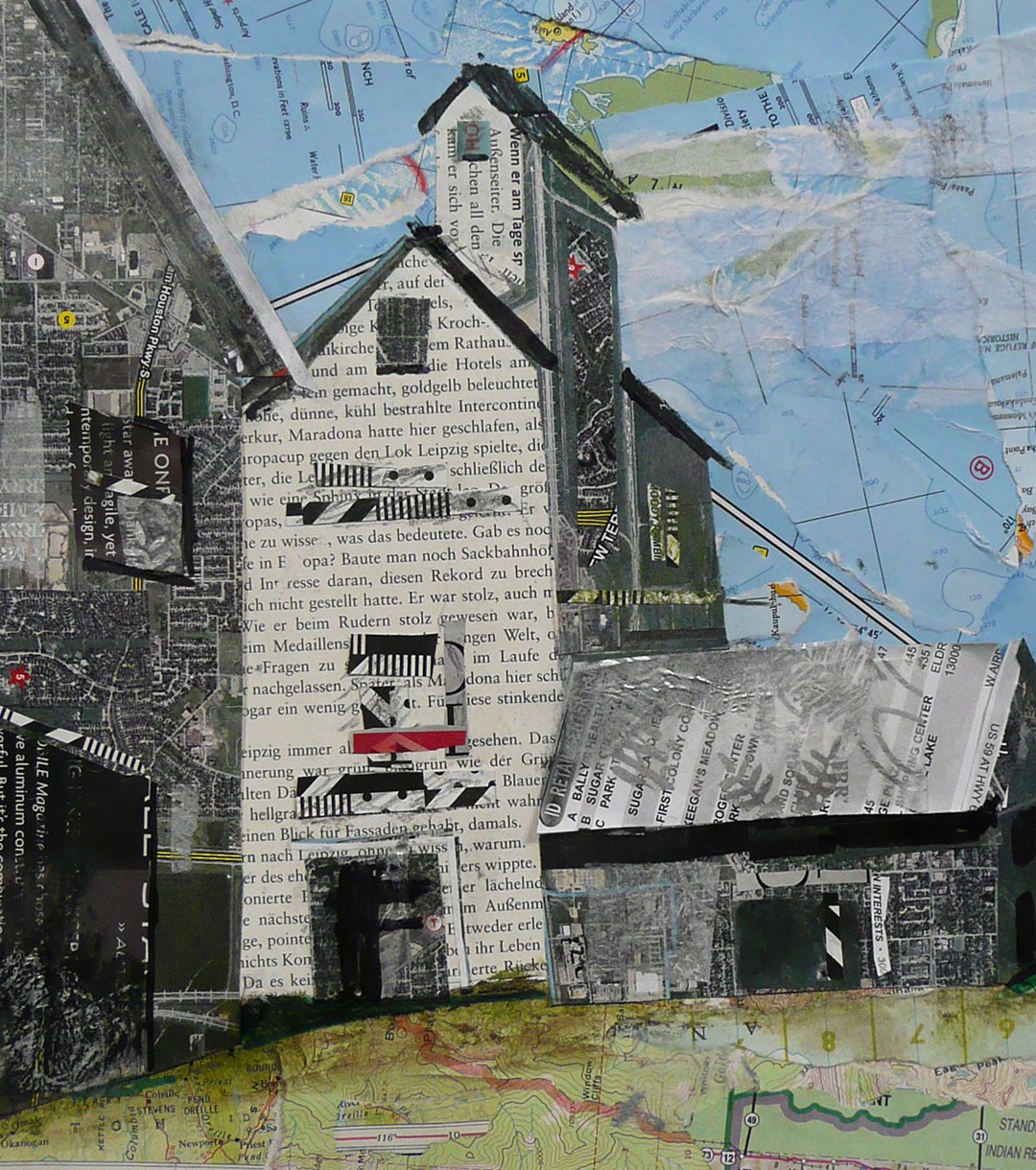 Susan B. Schenk, collage artist