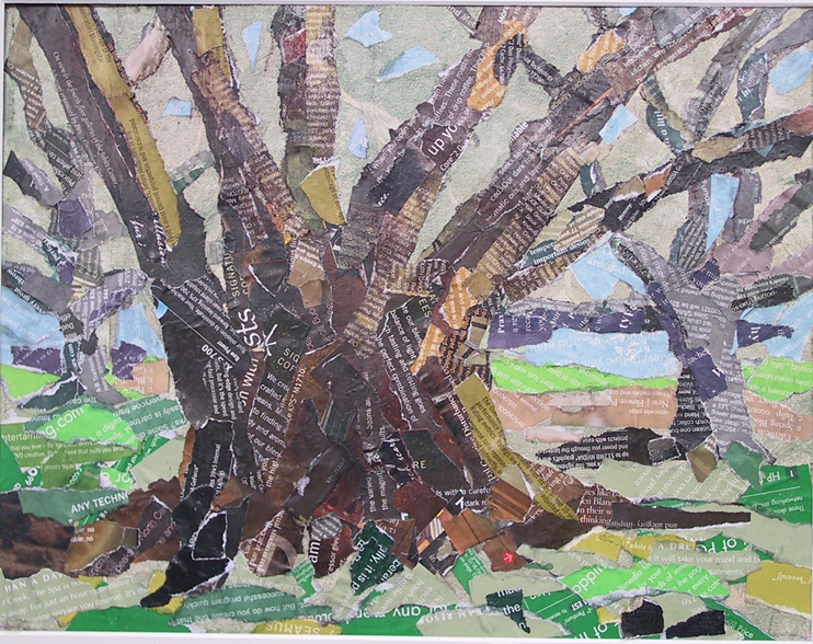 Susan B. Schenk, collage artist