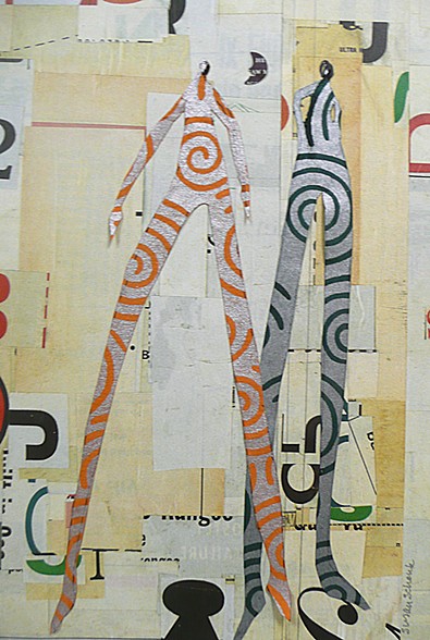 Susan B. Schenk, collage artist