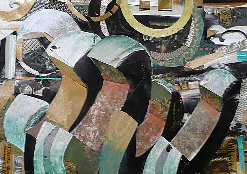 Susan B. Schenk, collage artist