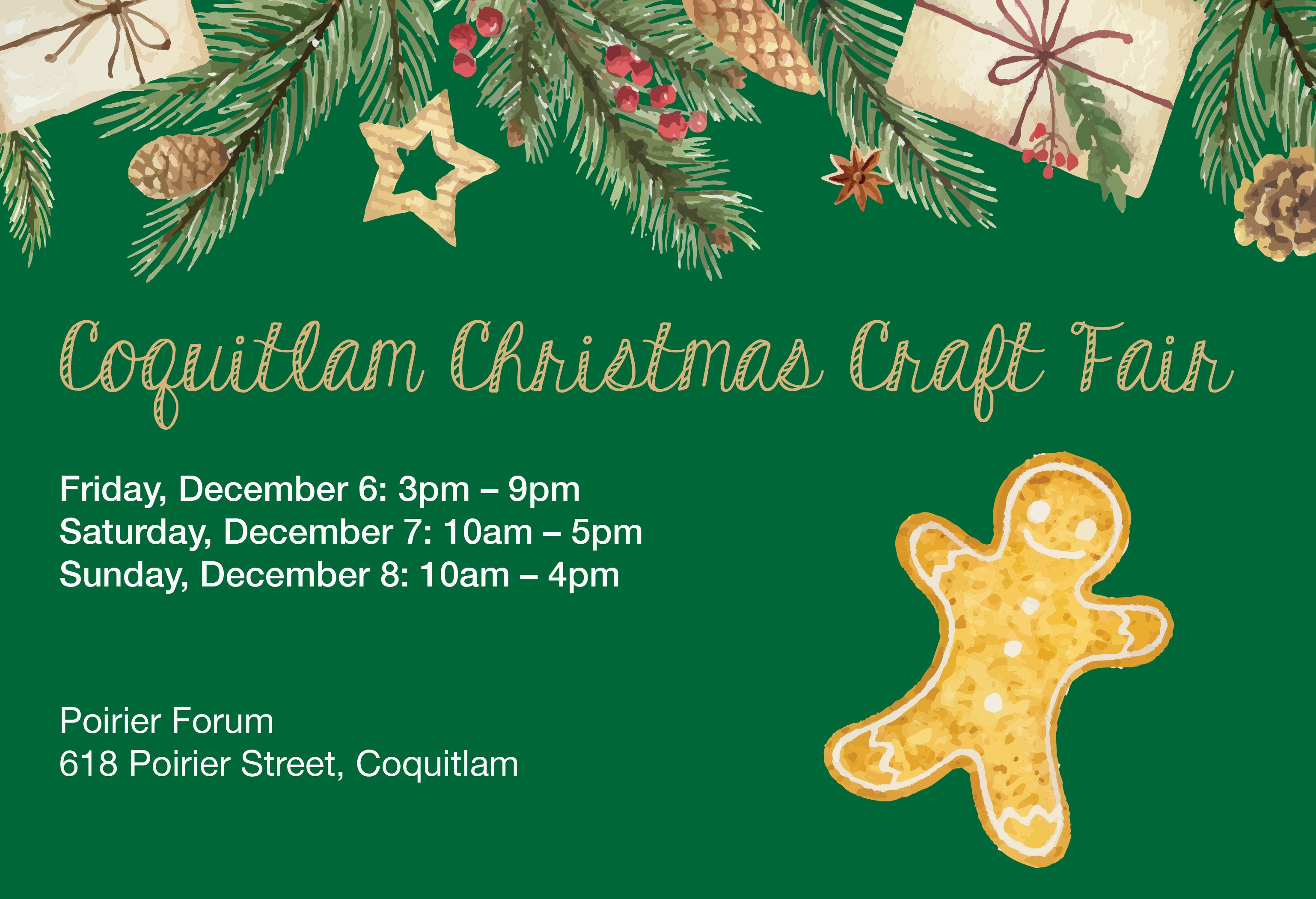 COQUITLAM CHRISTMAS CRAFT FAIR